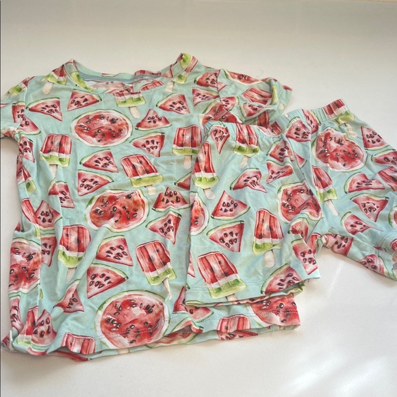 lev baby | Pajamas | Lev Baby Juicy Watermelon Kids Pajama Set | Poshmark